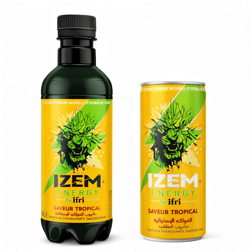 Izem Energy Tropical 33cl & 25cl | DZ Store – DZ STORE